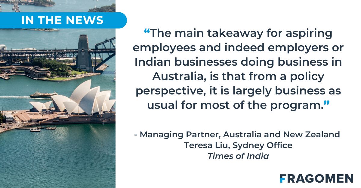 Times of India: Australia: Reduction in Net Migration to Continue ...