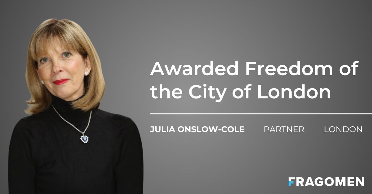 Partner Julia Onslow-Cole Awarded Freedom of the City of London ...