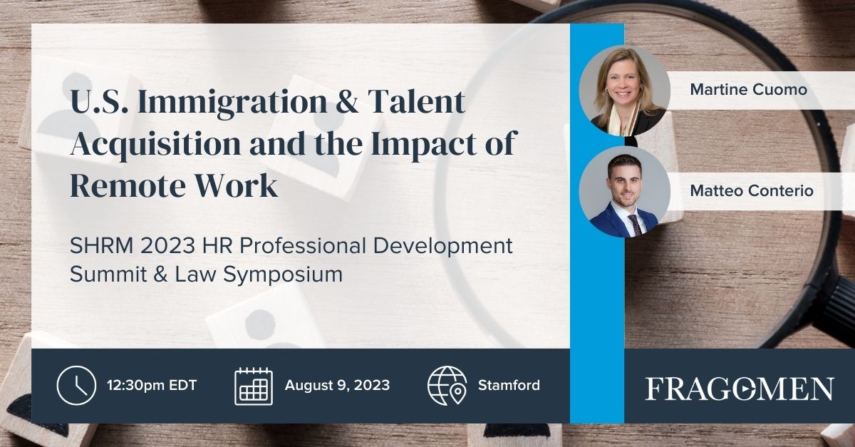 SHRM 2023 HR Professional Development Summit & Law Symposium | Fragomen ...