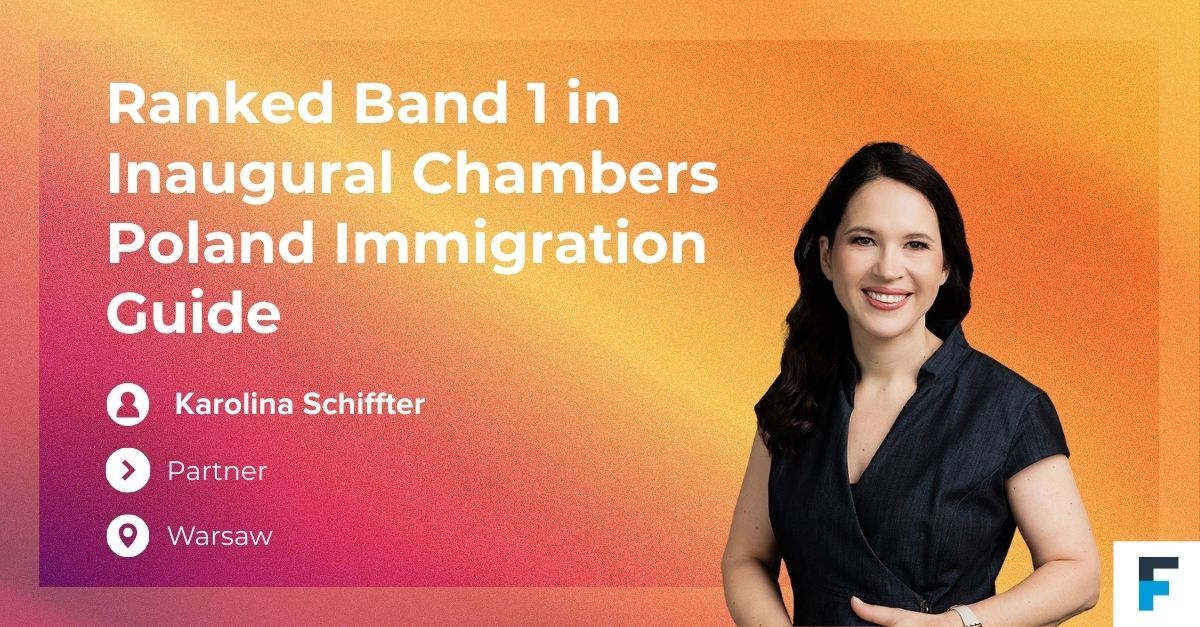 Partner Karolina Schiffter Ranked in Chambers & Partners Poland ...
