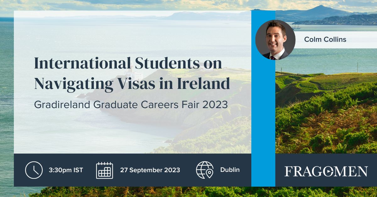 Gradireland Graduate Careers Fair 2023 | Fragomen, Del Rey, Bernsen ...