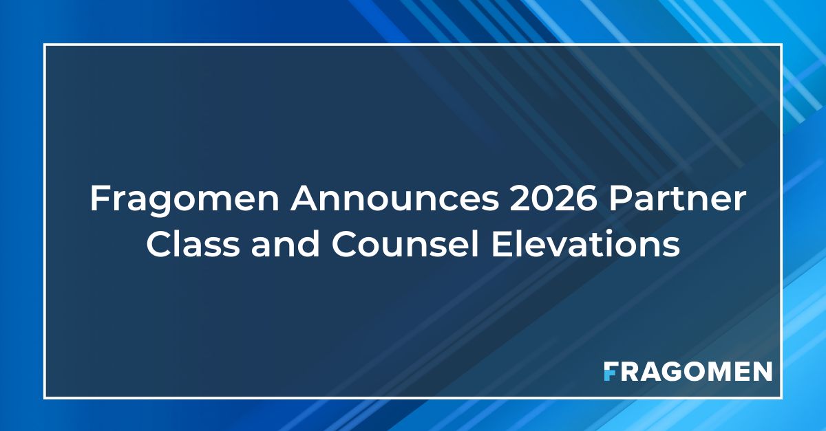 Fragomen Announces 2026 Partner Class and Counsel Elevations | Fragomen ...