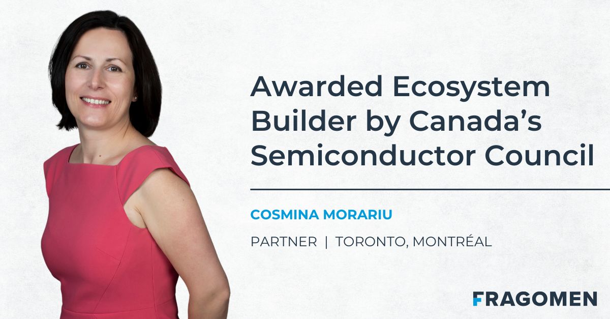 Partner Cosmina Morariu Receives Ecosystem Builder Award at ...