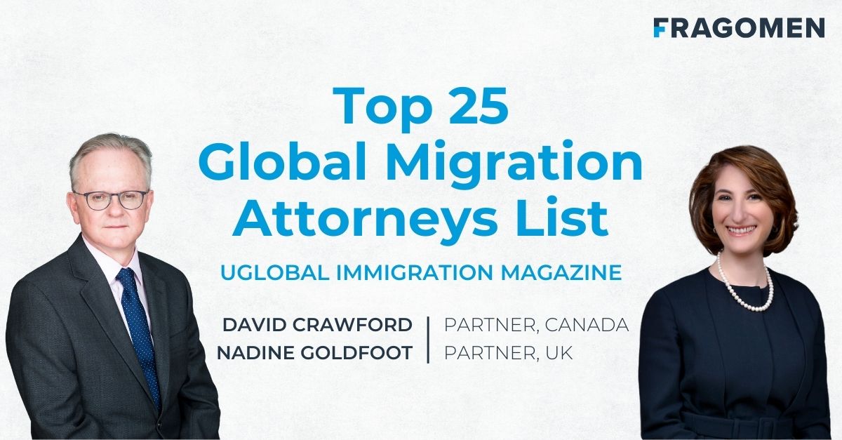 Partners David Crawford and Nadine Goldfoot Recognized on Uglobal ...