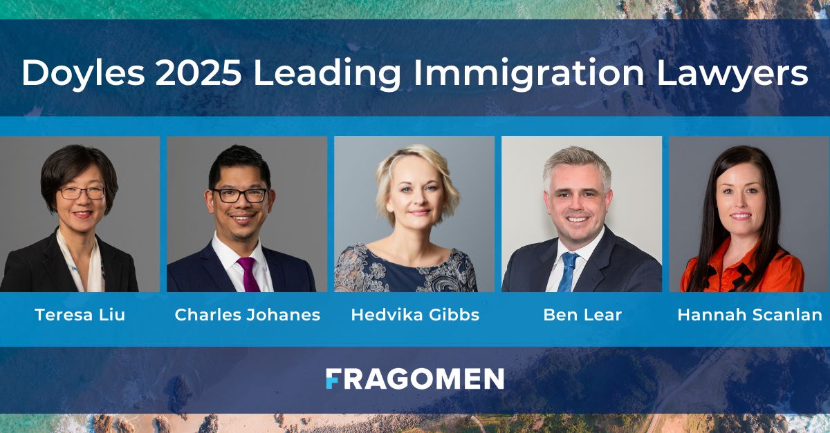 Doyles Recognises Fragomen Professionals As 2025 Leading Immigration ...