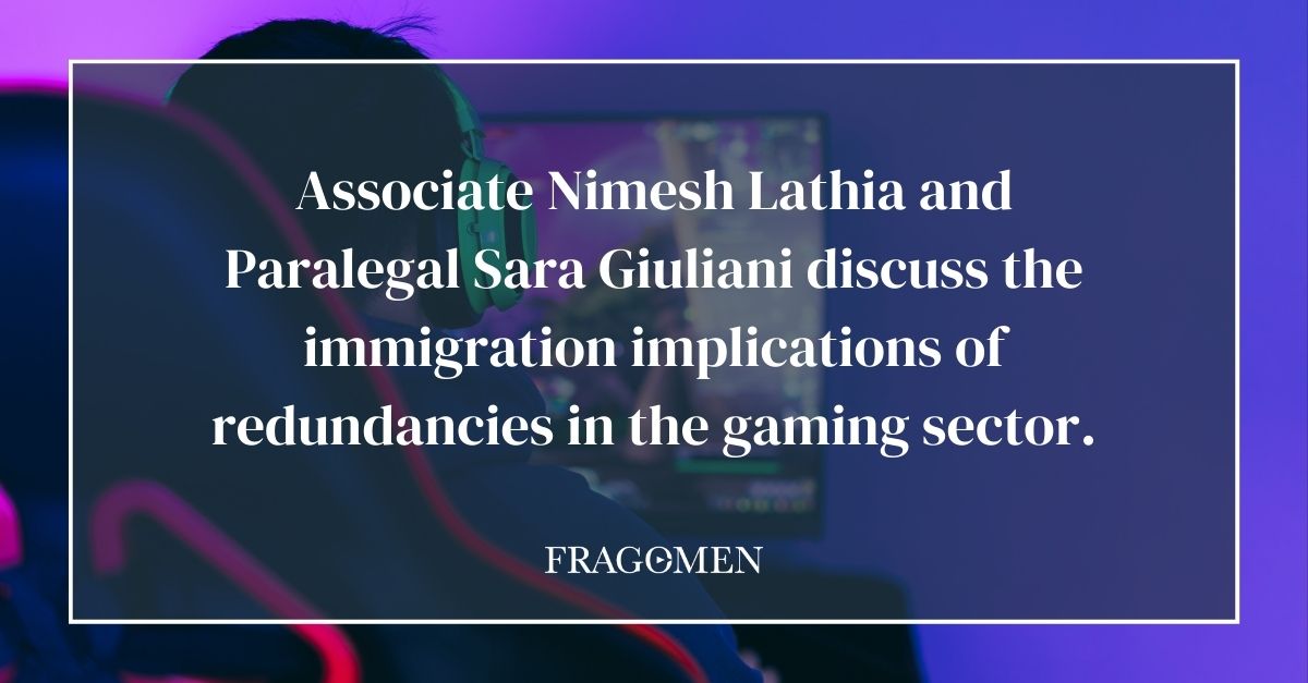 Game Republic: Immigration Implications of Redundancies in the Gaming ...