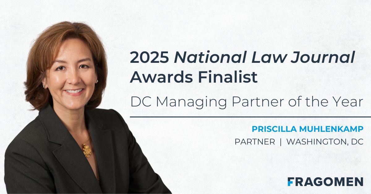 Partner Priscilla Muhlenkamp Named 2025 National Law Journal Awards ...