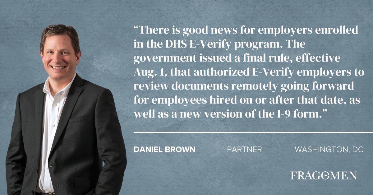 HR Dive: How employers can adopt new Form I-9 remote review procedures ...