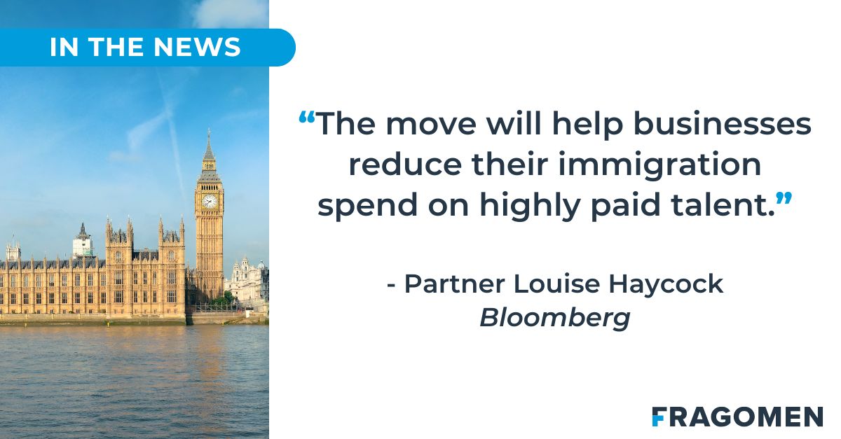 Bloomberg: UK to Create New Fast-Track Residency Path for High-Earners ...