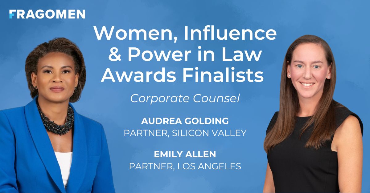 Partners Audrea Golding and Emily Allen Named 2025 Women, Influence & Power in Law Awards ...