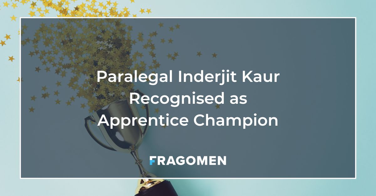 Paralegal Inderjit Kaur Recognised as Apprentice Champion by Damar ...